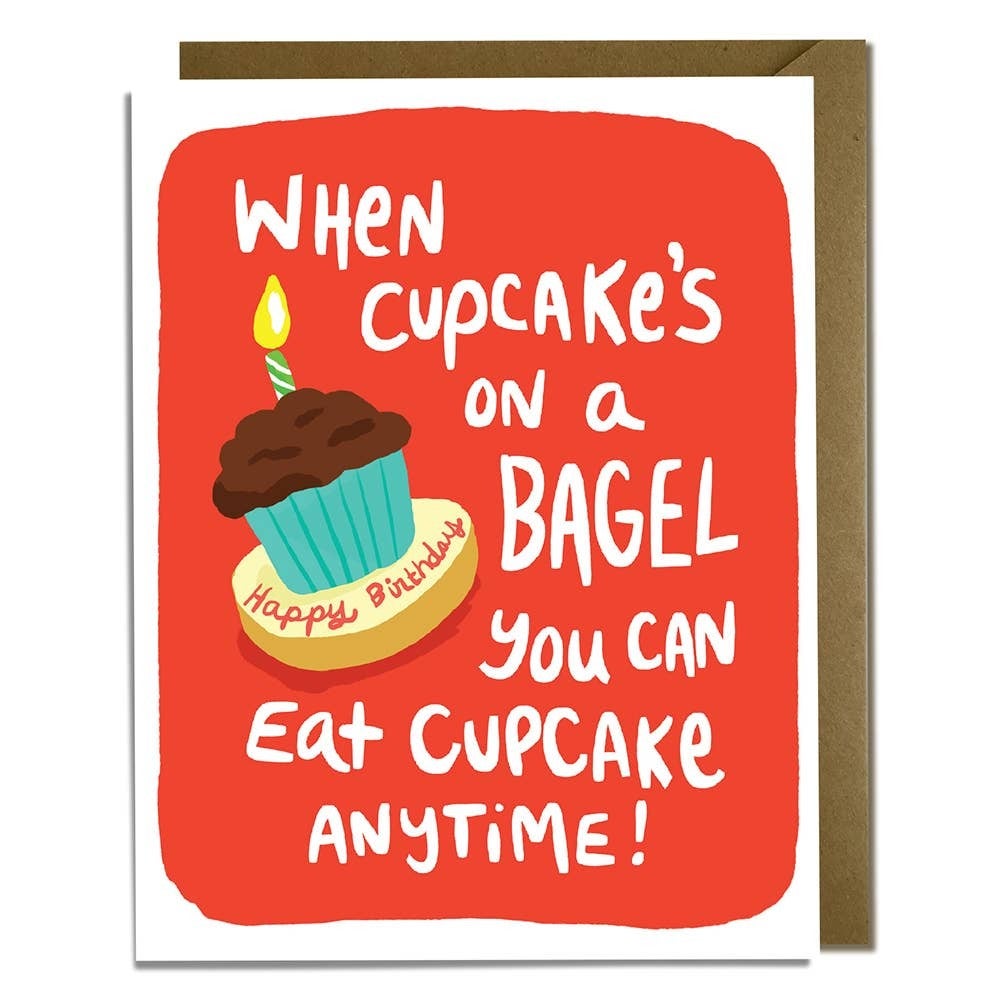 Bagel Birthday Card | Stellar House Gift Shop