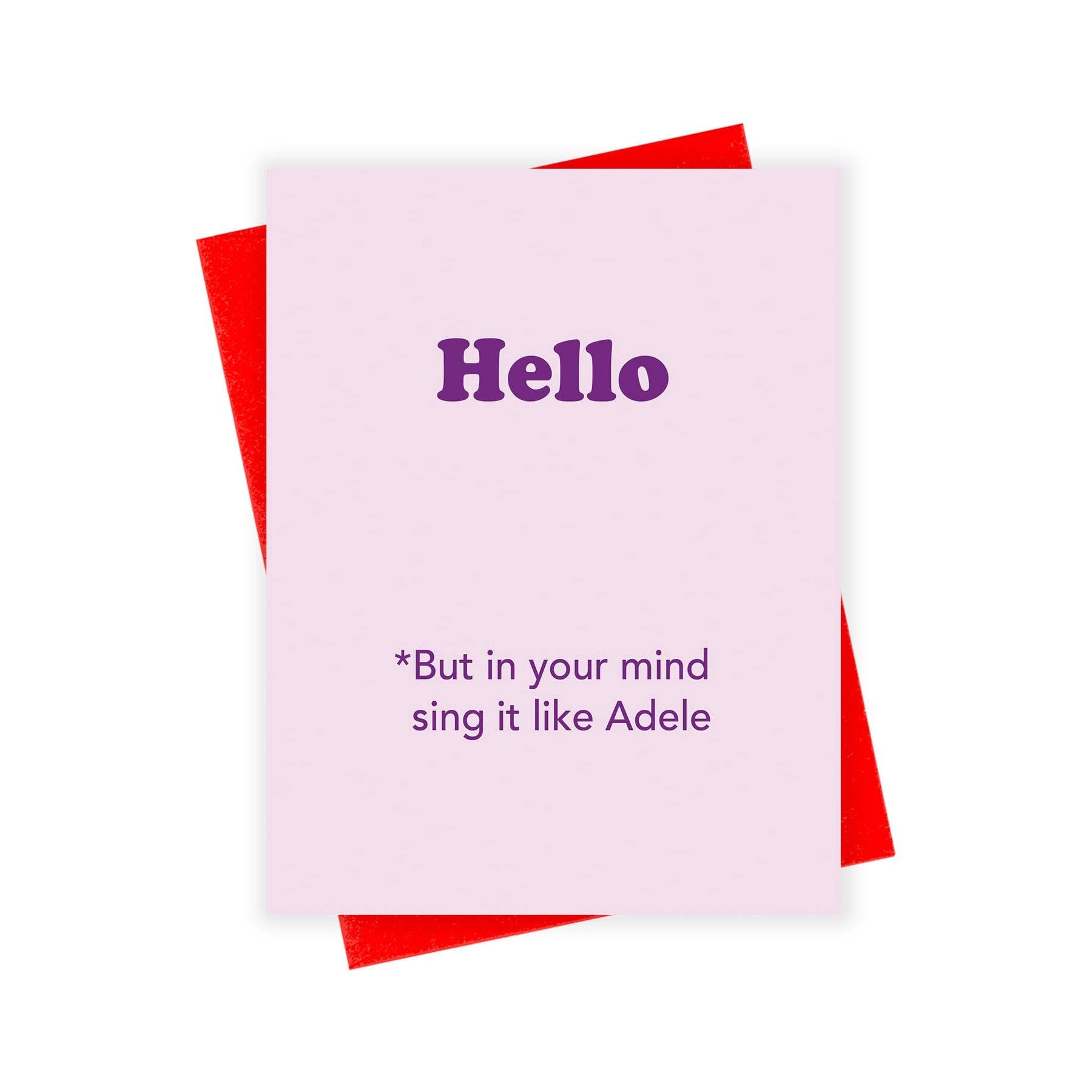 Adele Hello Card | Stellar House Gift Shop